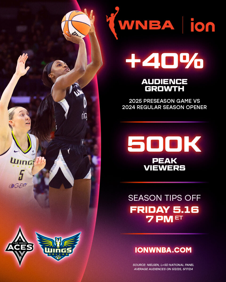 State Farm® WNBA Friday Night Spotlight on ION to tip off May 16 with the most regular-season ...